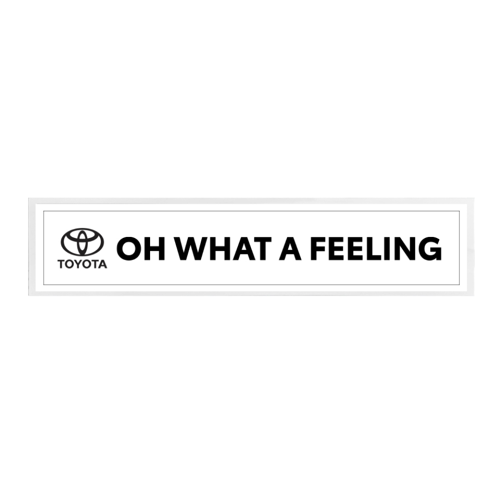Toyota Bumper Sticker | Giveaways.com.au – GIVEAWAYS